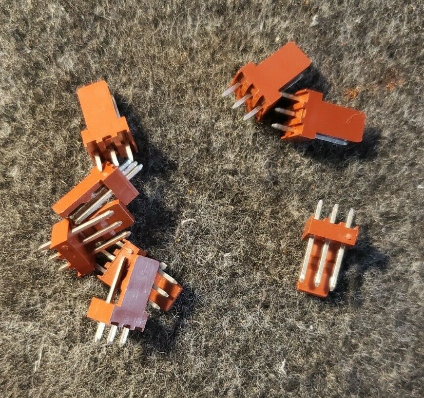 100pcs PCB header 3-Pin connector New USA Shipper NOS (C3B3) | eBay