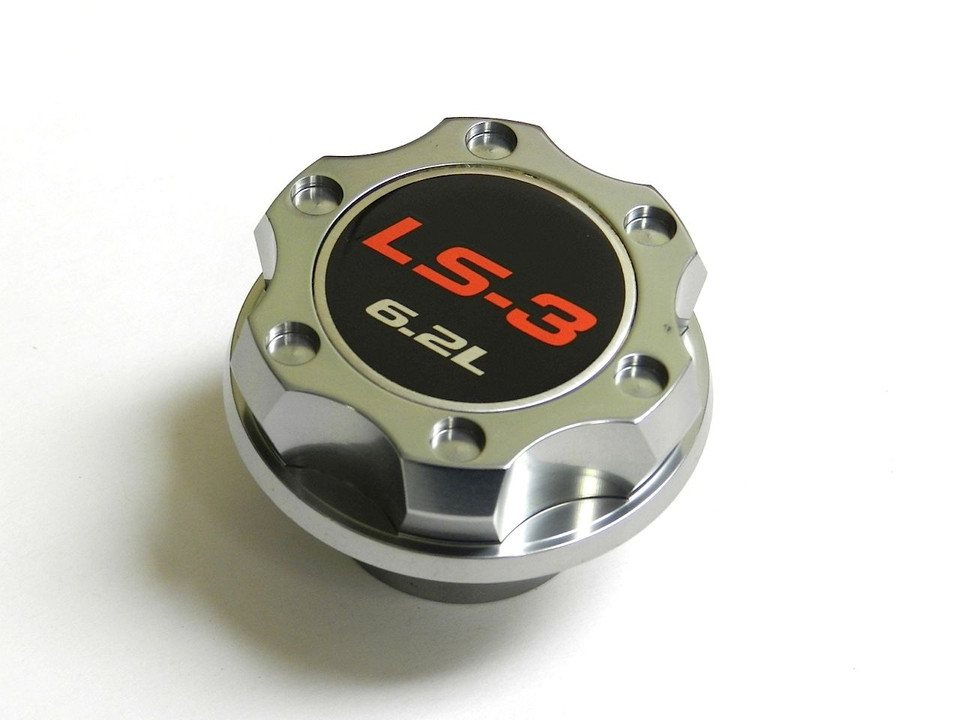 VMS RACING BILLET ALUMINUM GUN METAL OIL CAP LS3 ENGINE LS-3 6.2L ...