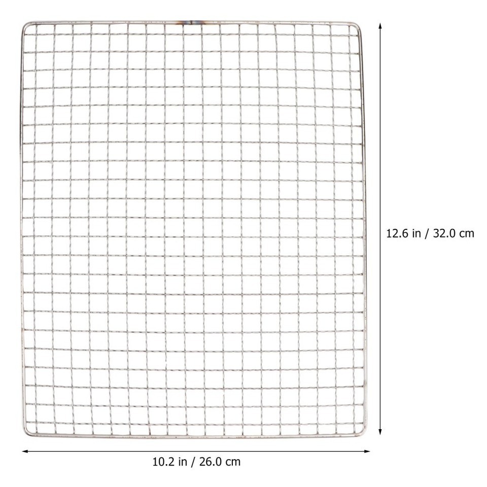 Stainless Steel Squares Holes Grill Barbecue Wire Mesh Multi-Purpose ...