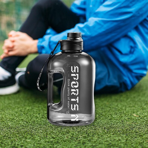 Water Bottle Large Capacity 2.7L Precision Scale for Running Workout ...