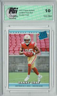 Danny Gray 2022 Donruss Rated Rookie #RR31 1/4094 Made! Rookie Card PGI ...