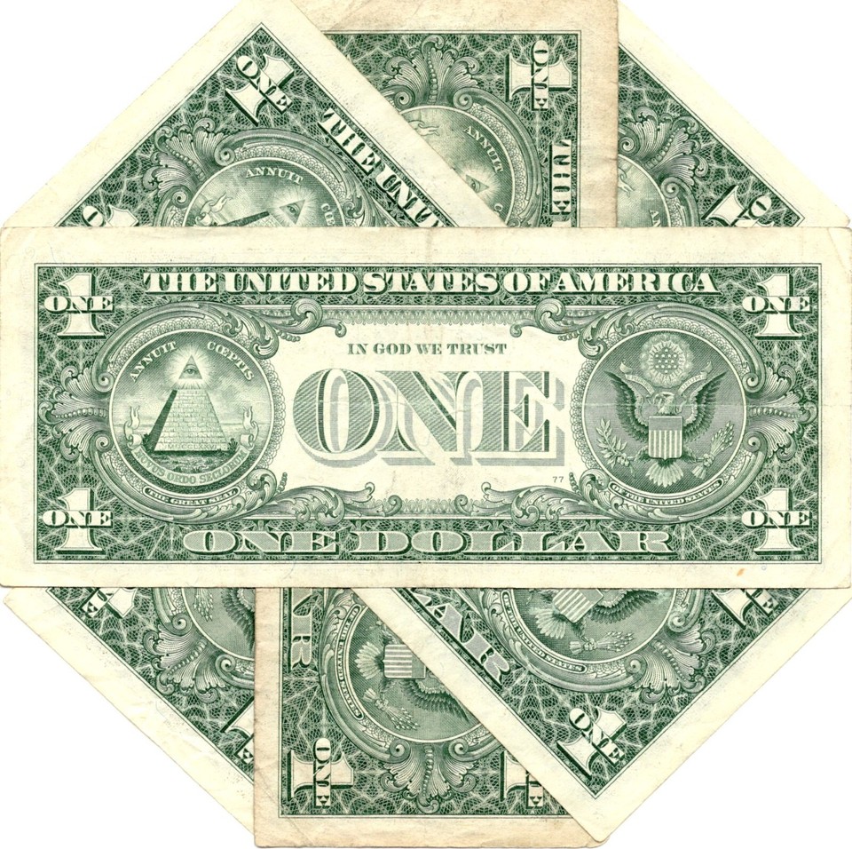 Series 1995 One Dollar Bill Random Federal Reserve District and Run Lot ...