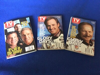 3 Set TV Guide 2000 Dale Earnhardt Rusty Wallace Dale Jarrett Ned ...