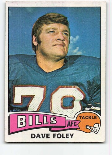 1975 Topps #198 Dave Foley EX Excellent Bills | eBay