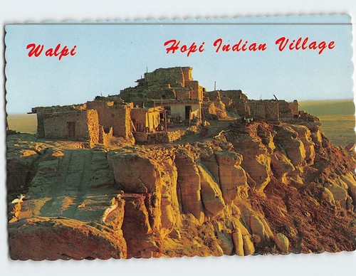 Postcard Walpi Hopi American Indian Village Walpi Arizona USA | eBay