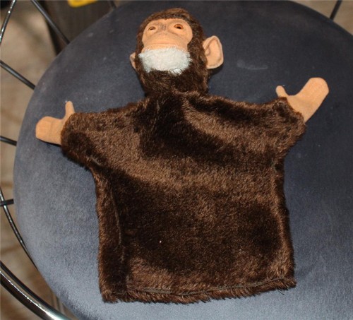 Vintage Steiff Monkey Puppet Mohair Glass Eyes No Tags | eBay