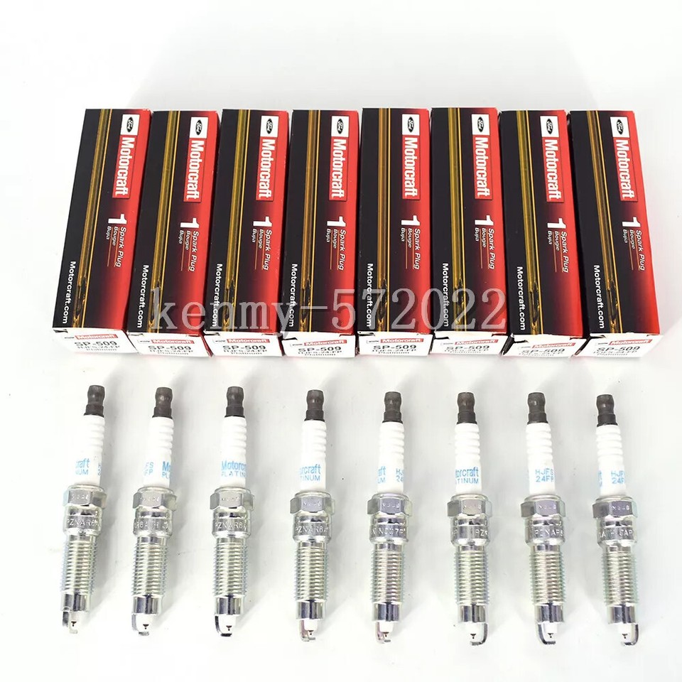 OEM Motorcraft 8 Ignition coil DG521 & Spark Plug SP509 For Ford F150 4 ...
