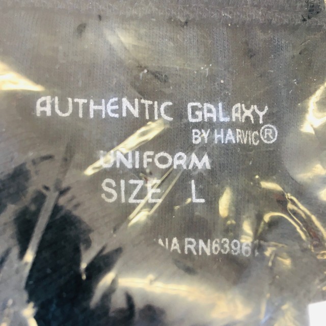 Galaxy Uniform Authentic Short Sleeve Youth Size L Black Cotton Blend ...