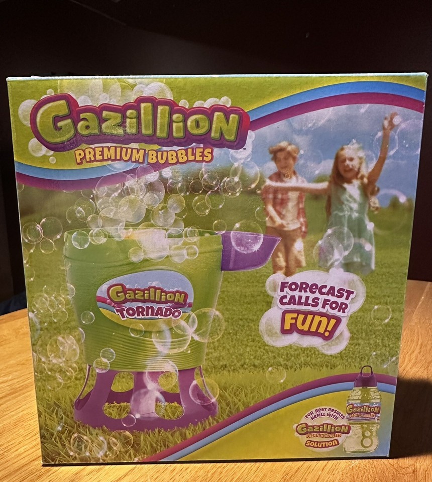 Gazillion Bubbles Tornado Machine Bubble Blaster Ultimate Blower Kids ...