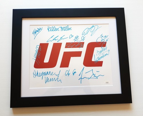 12 fighters Signed UFC Framed Photo,Authenticated JSA,Hologram,COA | eBay