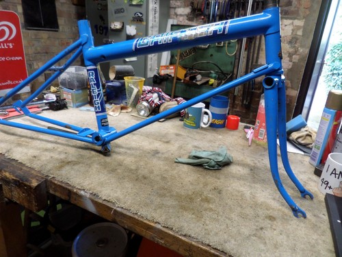 RETRO Raleigh Grifter Frame FORKS STAND Original Condition PRISMATIC ...
