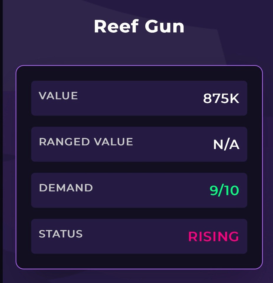 Roblox MVSD Reef Gun | eBay