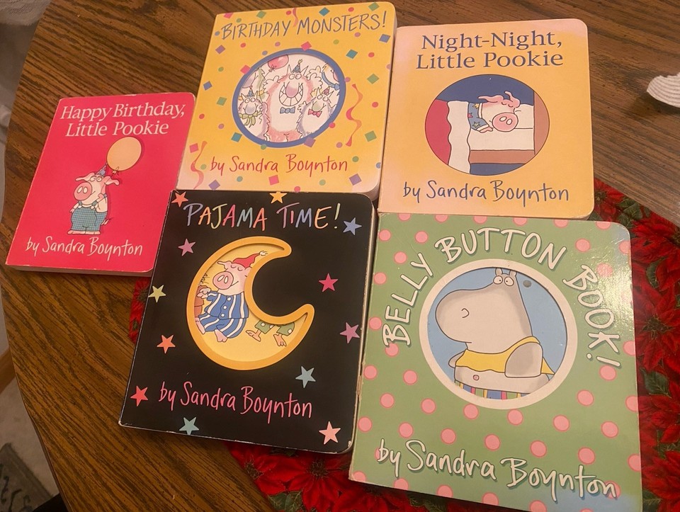 Lot Of 5 Sandra Boynton Board Books Children, Baby, Toddler Night ...