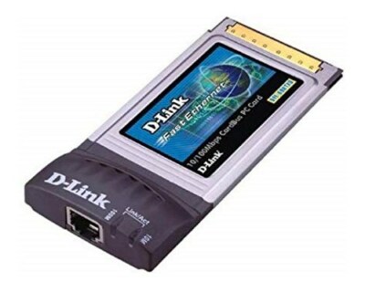 D-Link CardBus10/100 Fast Ethernet PC Card DFE-690TXD Integrated Jack ...