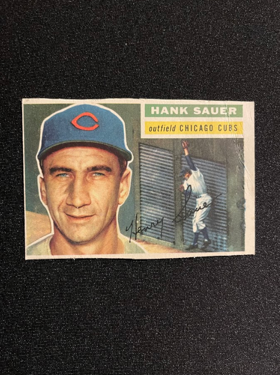 DCC: 1956 Topps Hank Sauer Chicago Cubs FAIR-GOOD+ | eBay