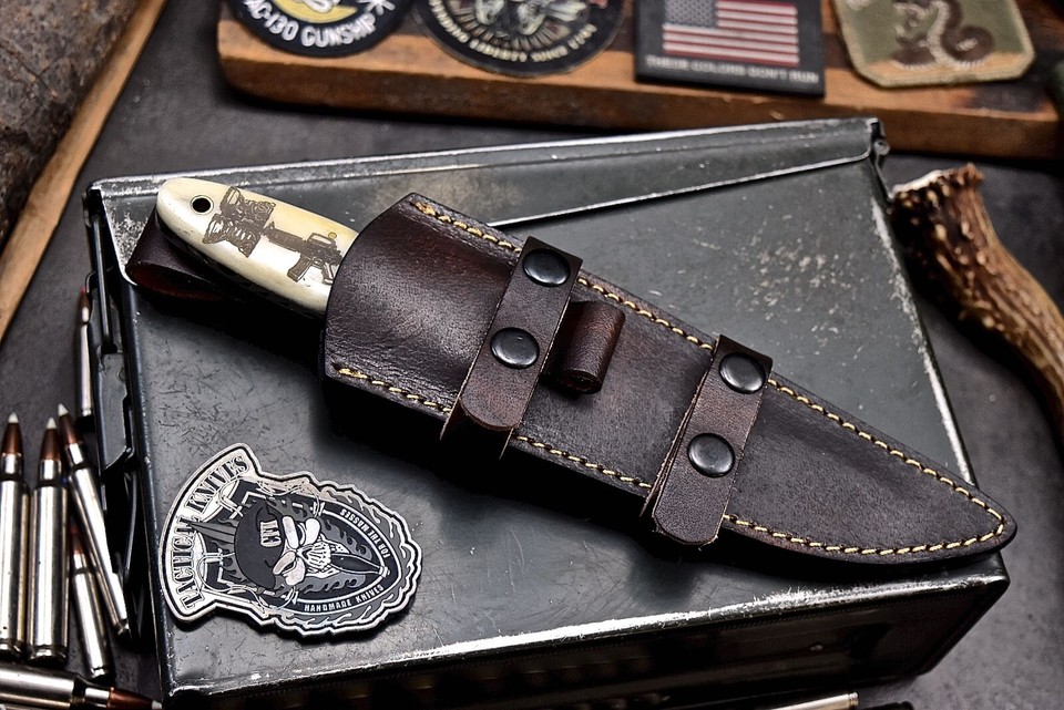 CFK Handmade VG10 Custom MILITARY SCRIMSHAW BONE Dagger Hunting Sport ...