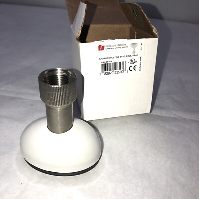 FEDERAL SIGNAL Radiant Mounting Base Pole, Gray New Sealed RSL-BP-GY | eBay