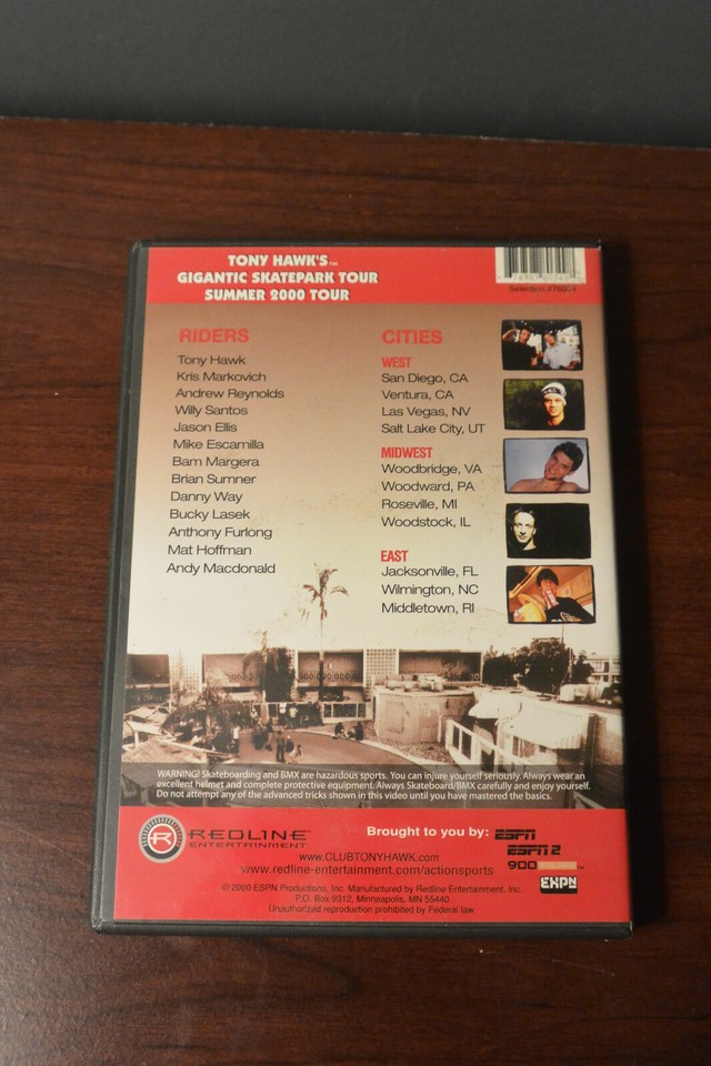 Tony Hawks Gigantic Skatepark Tour 2000 (DVD, 2002) 674797803498| eBay