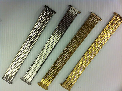 Stainless steel Expanding watch straps with expanding ends to suit 17mm ...