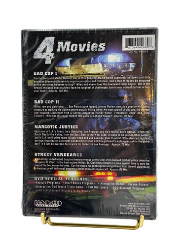 Cops - 4 Movie Set (DVD, 2002, 2-Disc Set) Harvey Keitel, Johnny Rotten ...