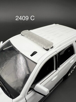 1/24 25 27 LED Ready Code 3 2700 Clear Lightbar Sheriff Highway Patrol ...