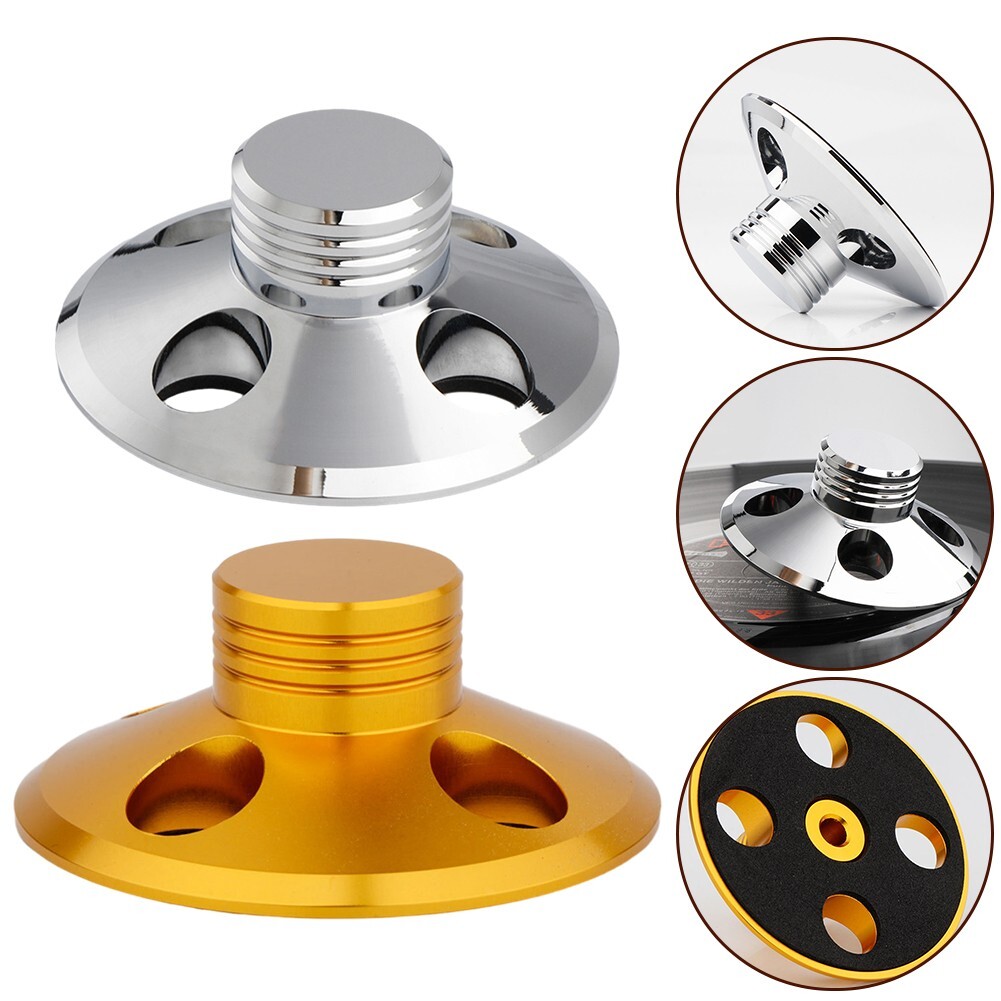 Easy to Use LP Vinyl Record Player Disc Press Silver Color Long Service ...