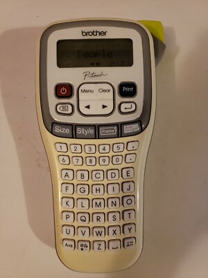 BROTHER PT-H100 P-TOUCH EASY HANDHELD LABEL MAKER - Tested & Works ...