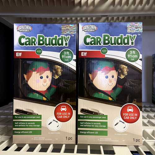 2x Elf Car Buddy Airblown Inflatable 3 ft tall | eBay