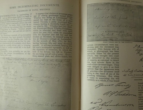 Criminal Documents Murder Forgery Crime Handwriting 1898 Old Victorian ...