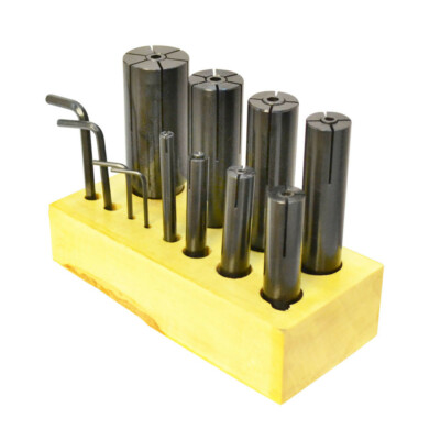8 Pc 1/4''-1-1/4'' Expanding Arbor Set Lathe Fixture Machinist Tool ...