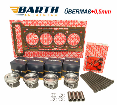 Reparatursatz Kolben NEU Mercedes 2.0 M270.920 X156 Übermaß +0.5mm ...