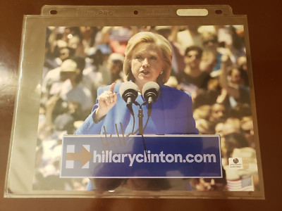 Hillary Clinton signed 8 x 10 | eBay