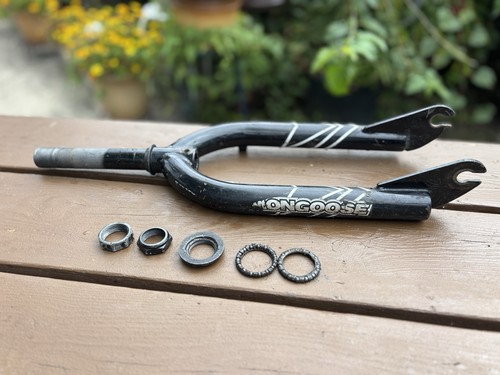 Mongoose BMX Fork 1” Threaded Chrome Old School 1990s Performer Style ...