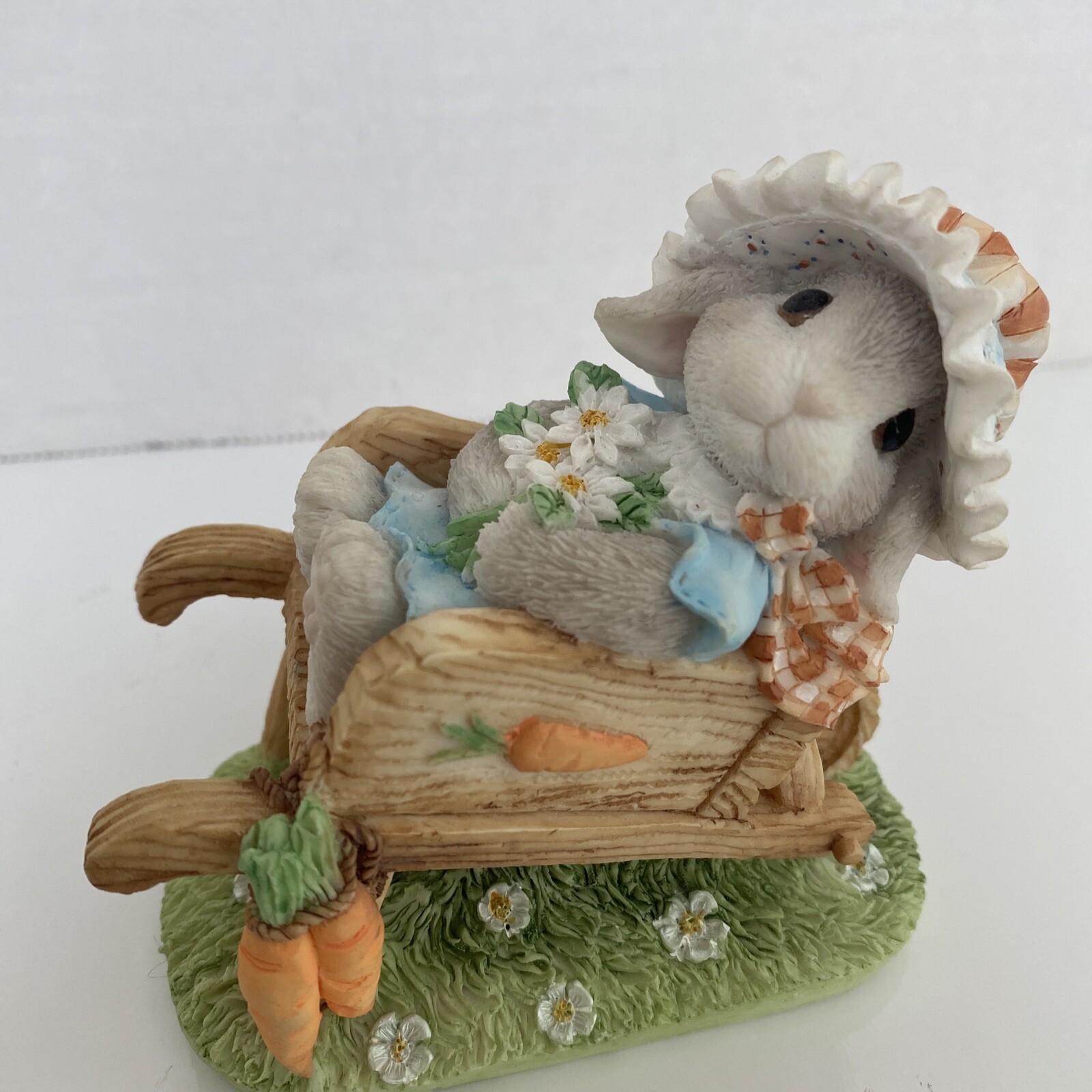 My Blushing Bunnies 1995 Enesco "Springtime Blessings" Bunny Figurine ...