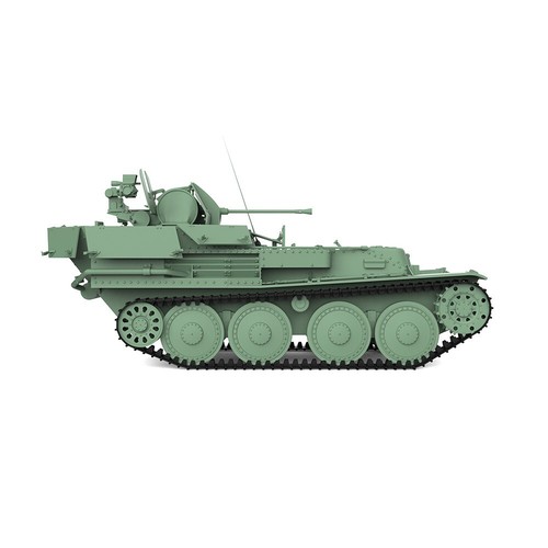 SSMODEL SS56727 V1.9 1/56 Military Model Kit German 38T Flakpanzer TANK ...
