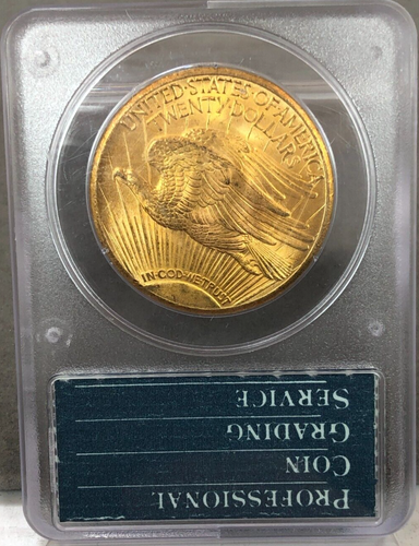 1928 $20 Gold Saint Gaudens PCGS Rattler MS63 ~ Double Eagle | eBay