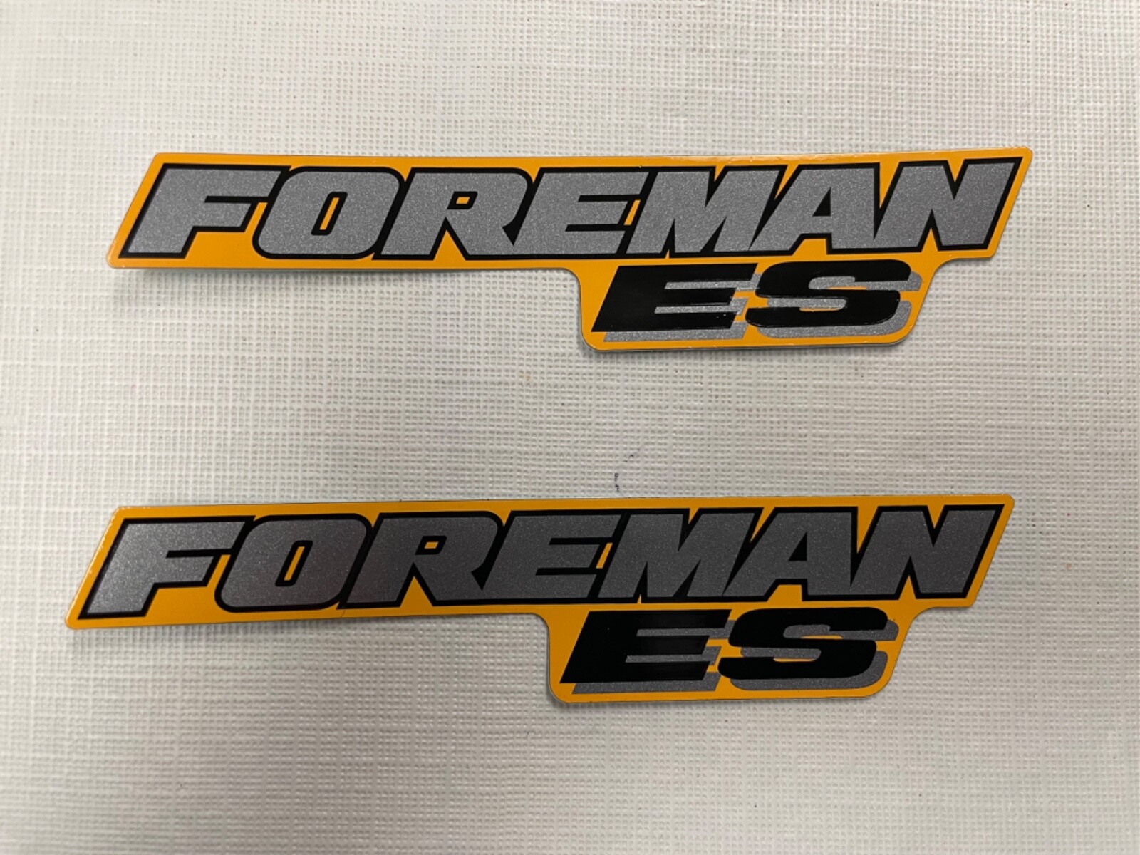 Honda Foreman ES ATV Orange & Grey Stickers 5-1/2” x 1” | eBay