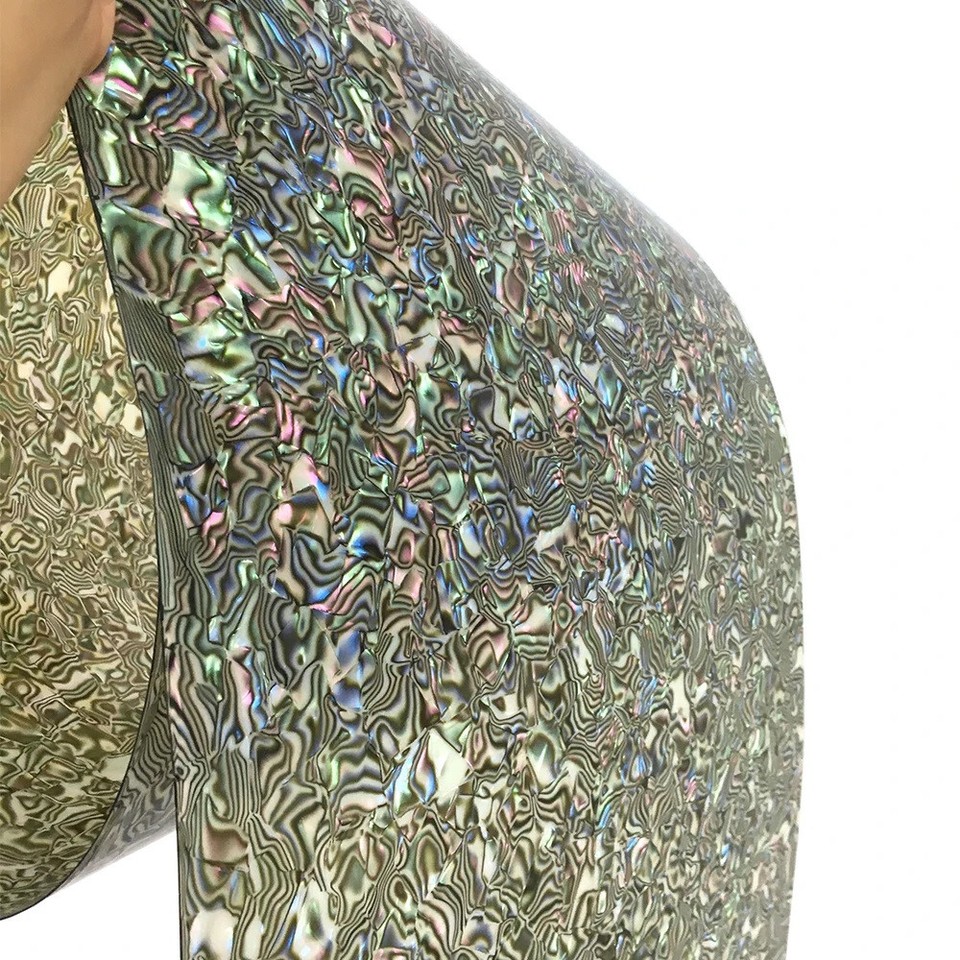 18x62" Drum Wrap 0.5mm Musical Instrument Deco Sheet Abalone Seashell ...