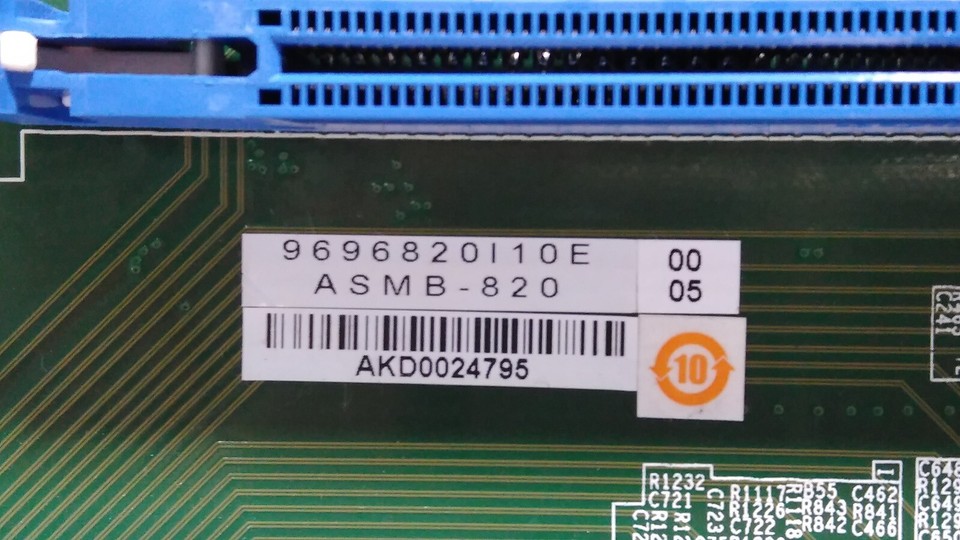 [Used] ADVANTECH / ASMB-820 / 9696820110E, ASMB-820I, Rev.A1 ...