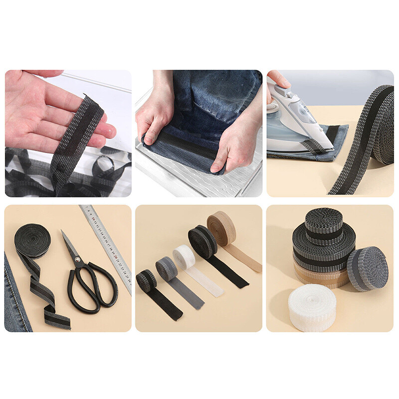 Iron on Hemming Tape Adhesive Fabric Fusing Roll for Work Clothes and ...