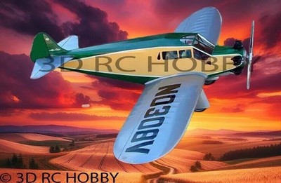 GIANT SCALE Alexander Bullet 158" WS RC Model Airplane Plans PRINTED | eBay