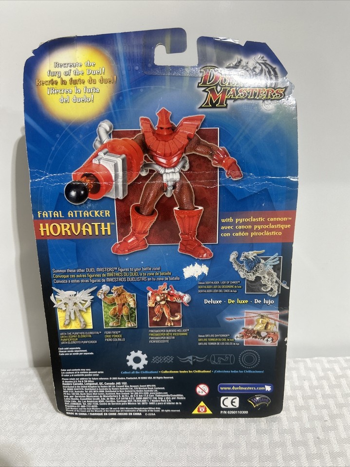 Duel Masters Action Figure Fatal Attacker Horvath Official Trading Card ...