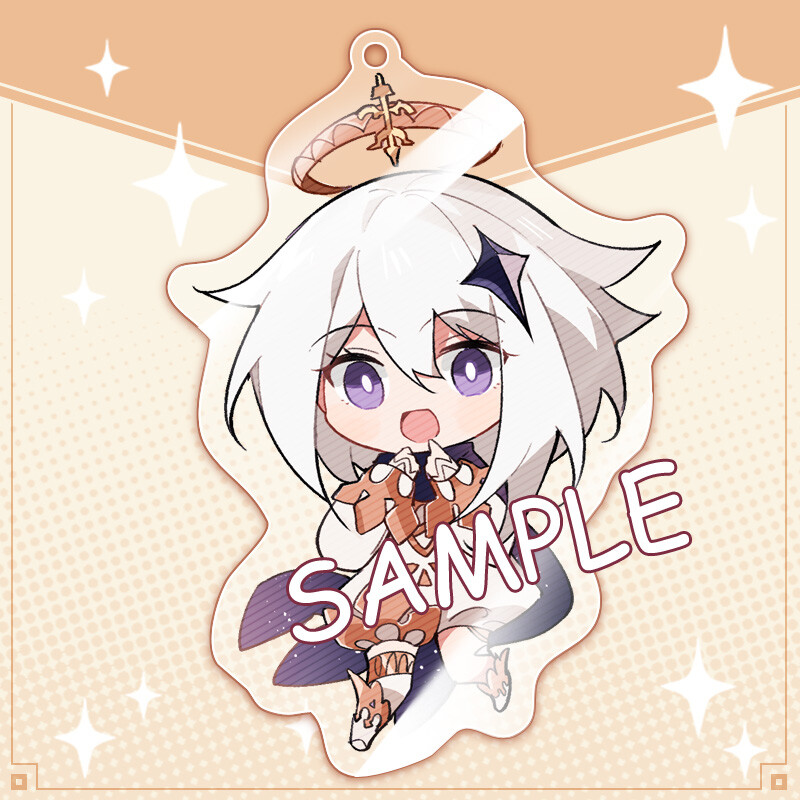 Genshin Impact Yumemizuki Mizuki Kinich Knave Arlecchino Keychain ...