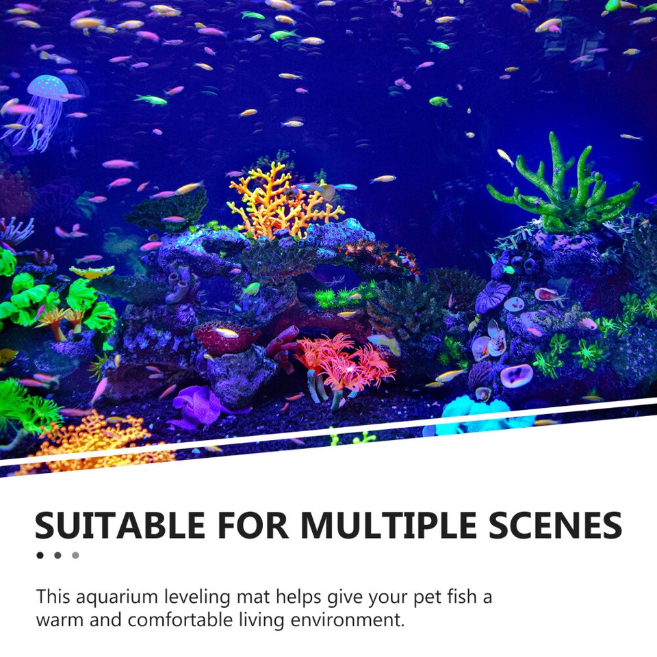 1PC Aquarium Foams Mat Thicken Pad Aquarium Bottom Pad Fish Tank ...