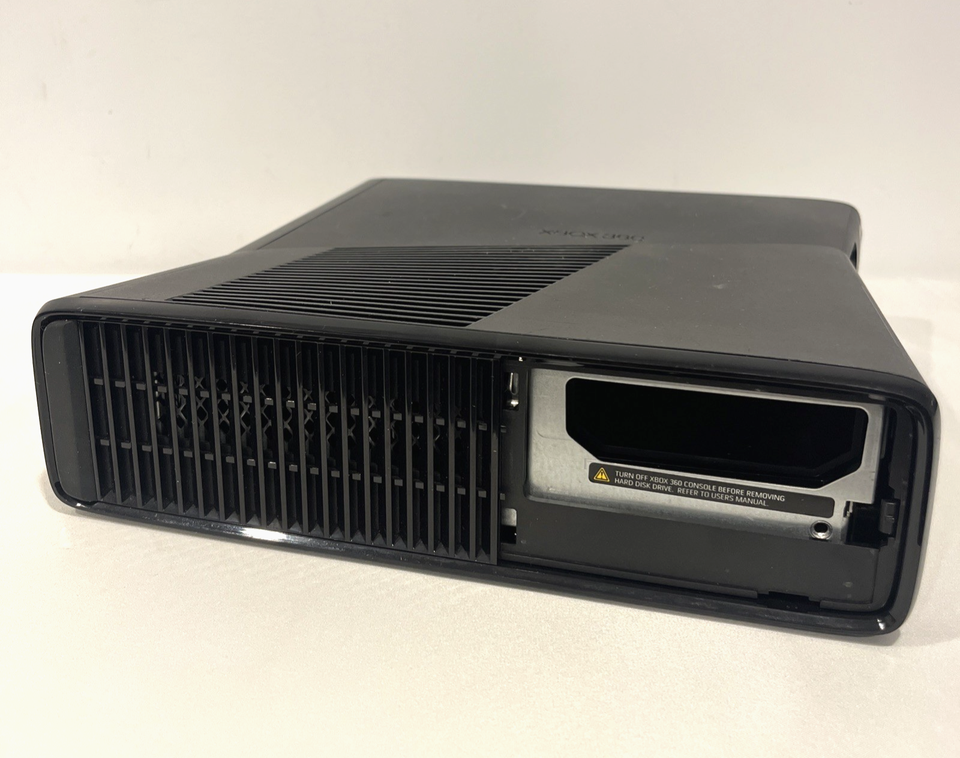 MICROSOFT XBOX 360 S CONSOLE MATTE BLACK MODEL 1439 FOR PARTS OR NEEDS ...