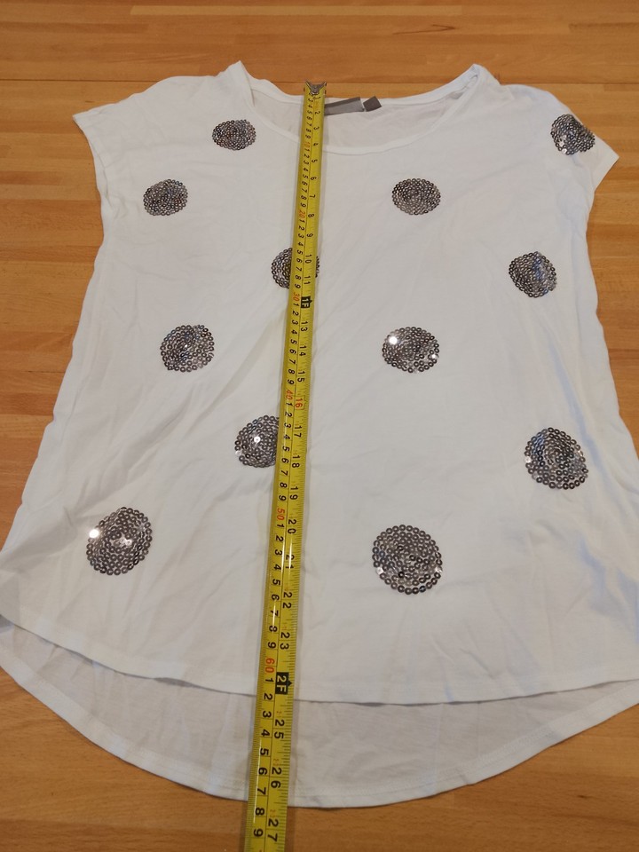Susan Short Sleeve Top Silver Dots | eBay Australia