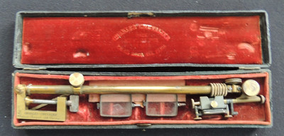 ANTIQUE CAMERA LUCIDA by CHARLES CHEVALIER - PARIS in ORIGINAL LEATHER ...