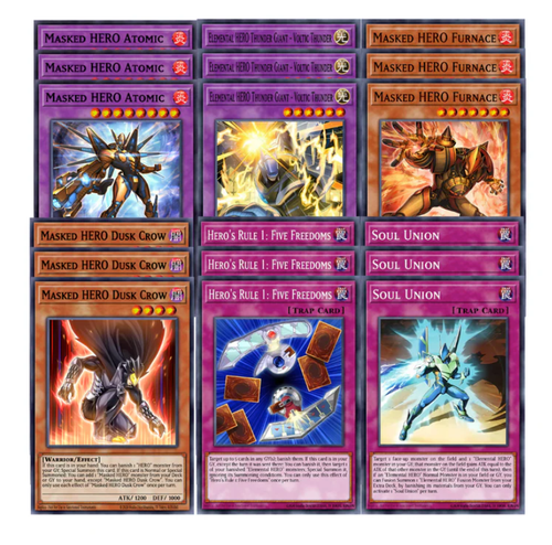 Yugioh! Masked HERO Deck Core Maze of the Muertos MZMU-EN014 | eBay