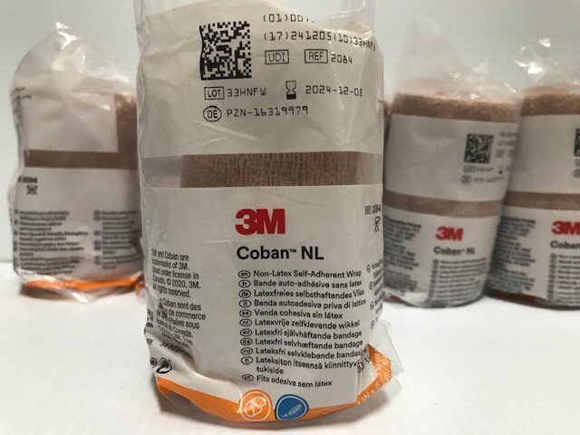 Lot of 6 3M Coban NL Wrap 4" x 5 yards REF 2084 (FC13-4 T0731) | eBay