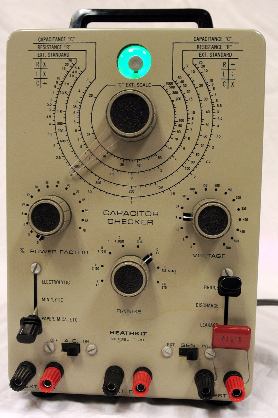 Heathkit IT28 Capacitance Meter for sale online | eBay